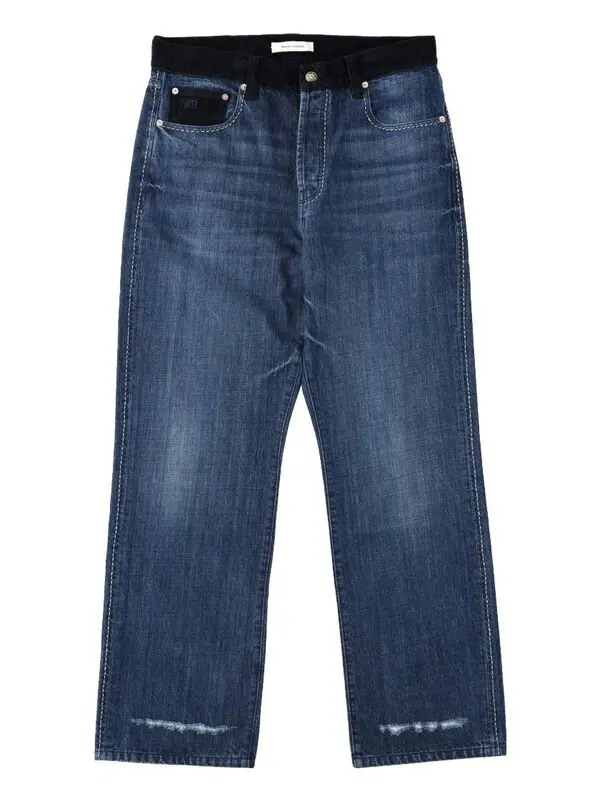WALES BONNER 100% Cotton Jeans - Denim