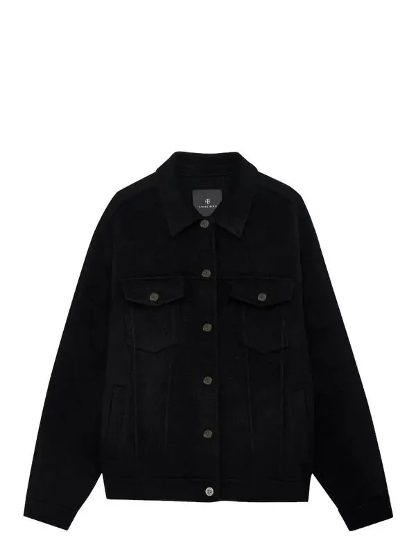 ANINE BING Rory Wool Jacket - Black