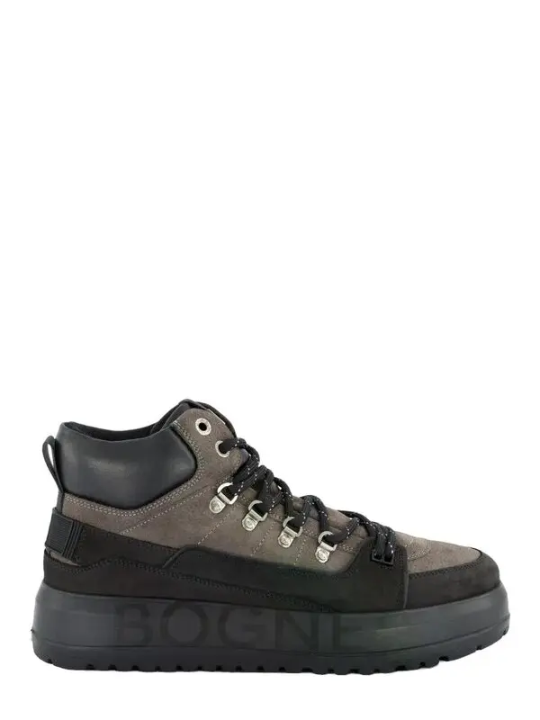Bogner Logo-print Panelled Boots - Grey