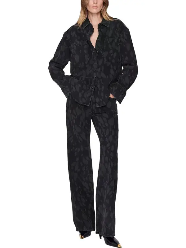 ANINE BING Samy Shirt - Black