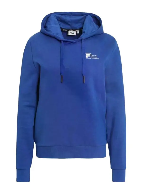 FILA Logo-print Drawstring Hoodie - Blue