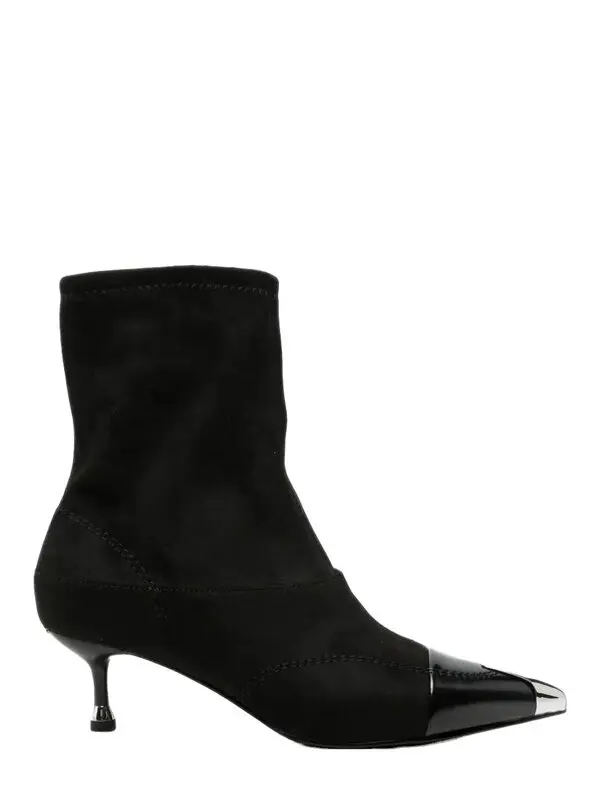 Liu Jo Metal-tip Kitten-heel Ankle Boots - Black
