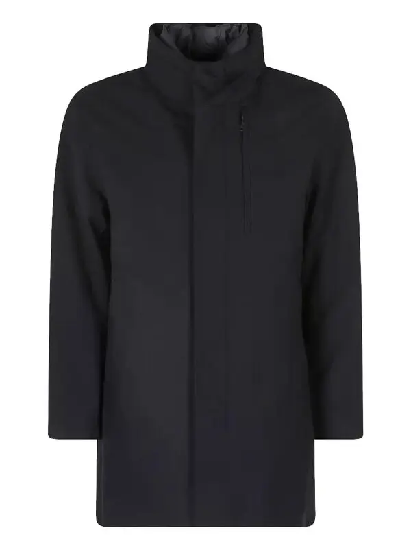 DUNO Blake Z High-neck Coat - Black