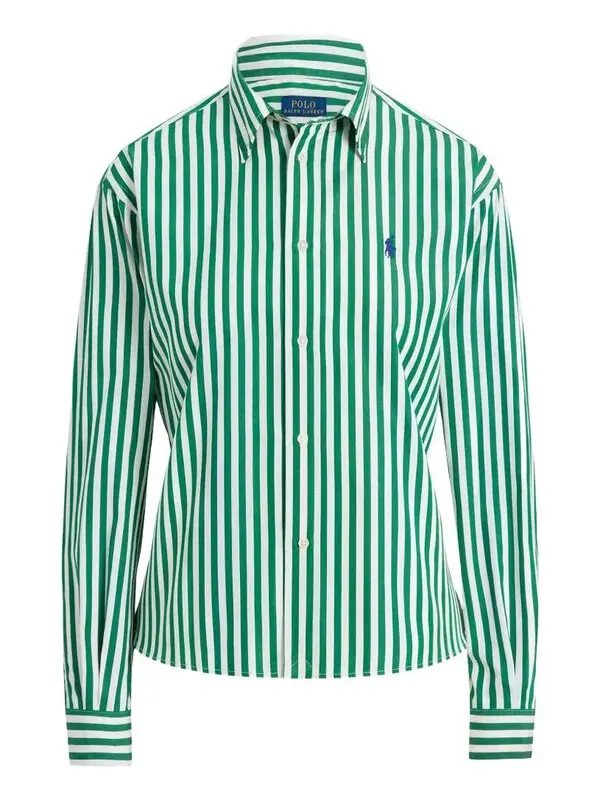 Polo Ralph Lauren Striped Cotton Shirt - Green