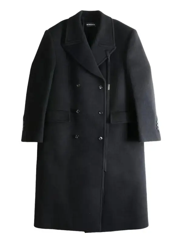 ANN DEMEULEMEESTER Jack Double-breasted Coat - Black