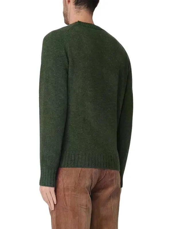 SEBAGO Raglan-sleeve Ribbed-trim Sweater - Green