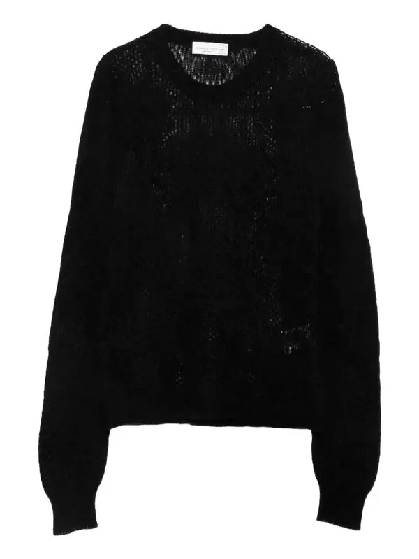 ROBERTO COLLINA Open-knit Sweater - Grey