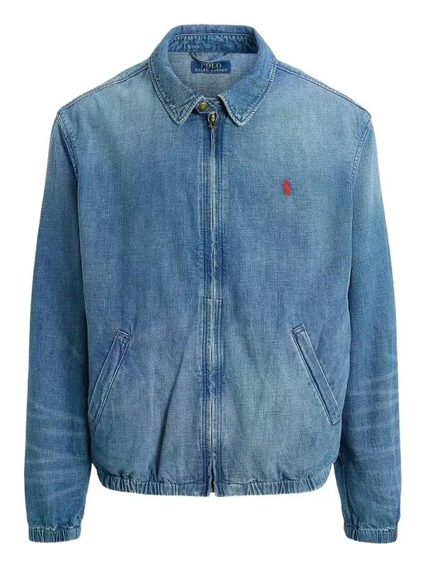 Polo Ralph Lauren Logo-embroidered Denim Jacket - Blue