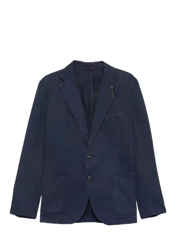 SANTANIELLO Single-breasted Suit - Blue