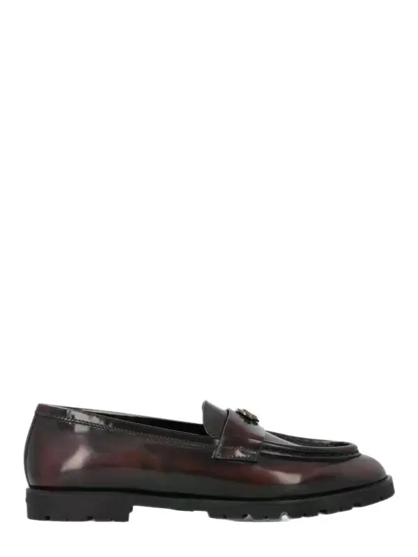 Pinko Logo-plaque Loafers - Red