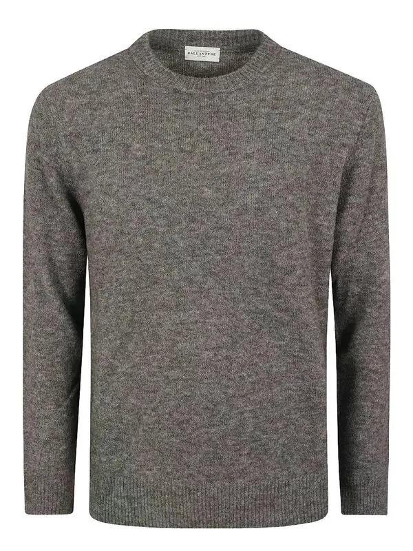 BALLANTYNE Crew-neck Wool Sweater - Grey