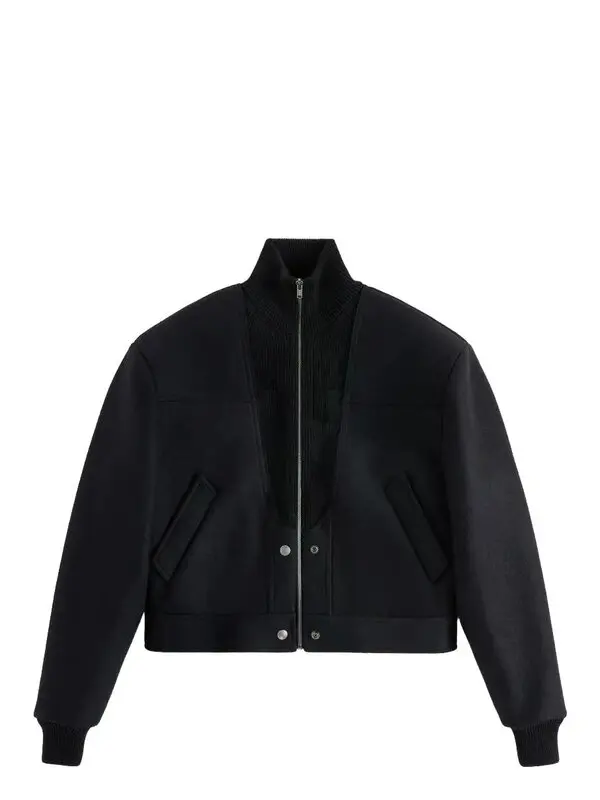 MAISON MARGIELA Zip-fastening Bomber Jacket - Black