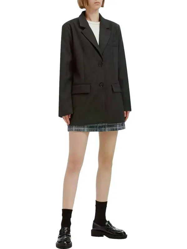 B+AB Single-breasted Blazer - Black