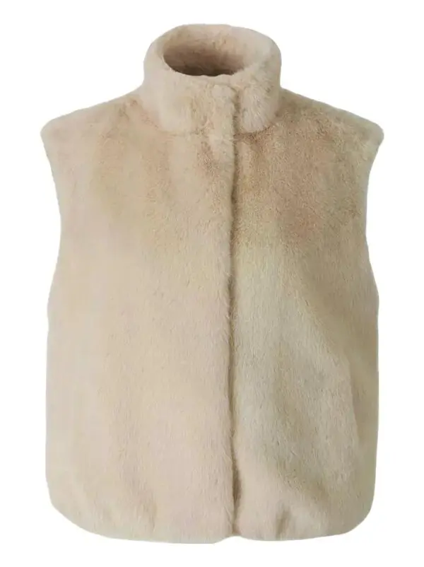 Herno Faux-fur Gilet - White