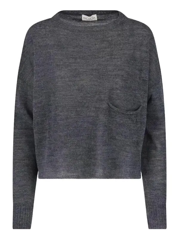 MA'RY'YA Pocket-detail Sweater - Grey