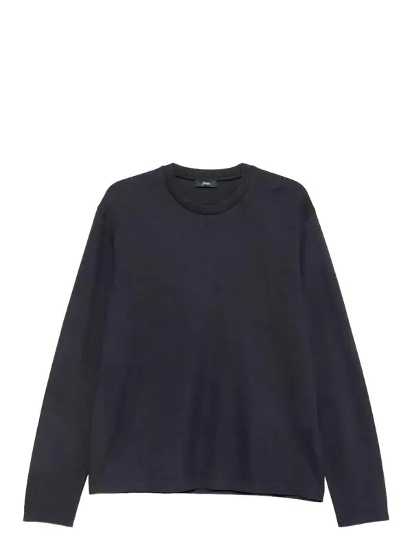 Herno Crew-neck Long-sleeve Sweater - Grey