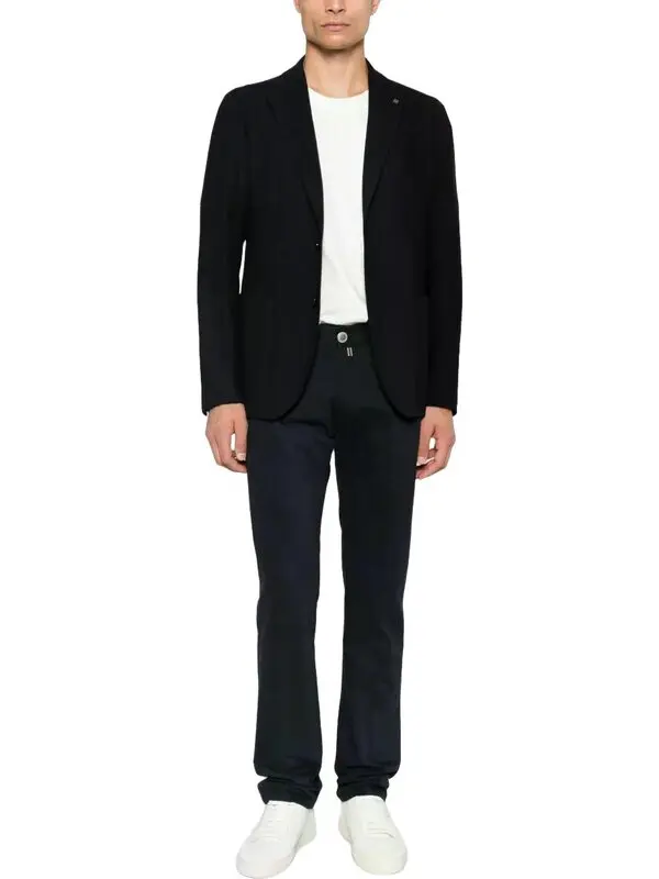 JACOB COHЁN Bard Slim-fit Trousers - Blue
