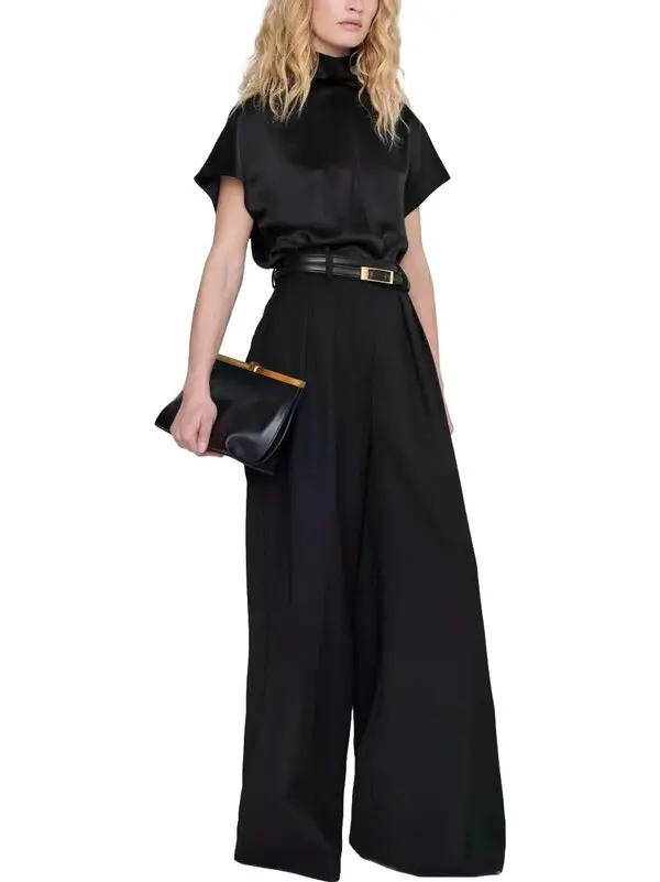 ANINE BING Samson Top - Black