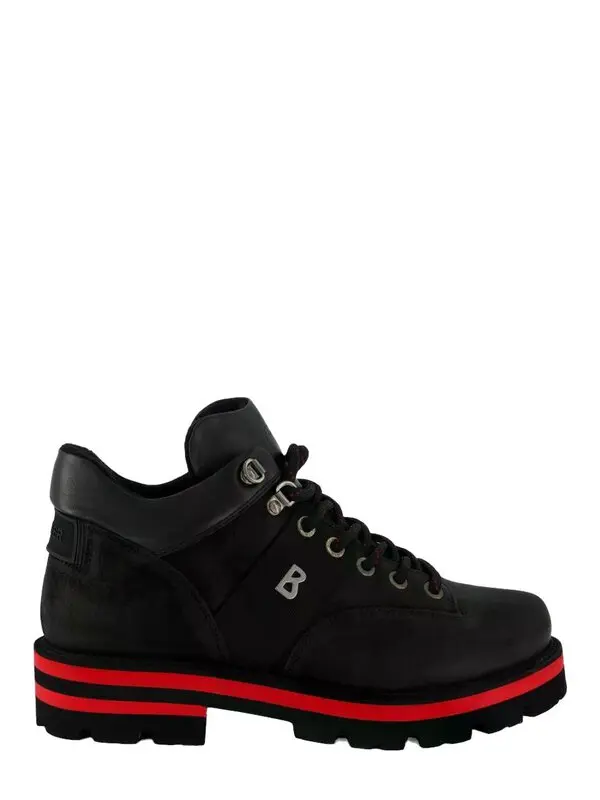 Bogner Logo-plaque Lace-up Boots - Black