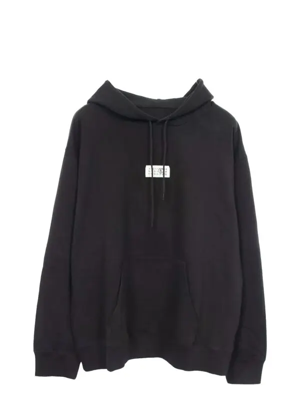 MAISON MARGIELA 2020s Numeric Signature Hoodie - Black