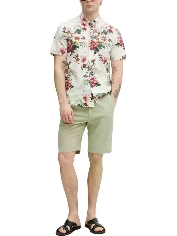LINDBERGH Drawstring Elasticated Shorts - Green
