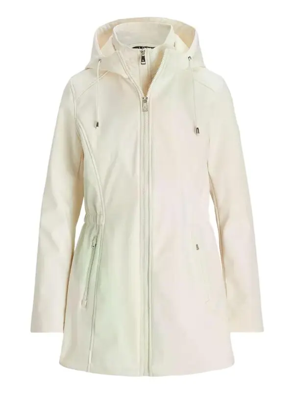 Ralph Lauren Hooded Drawstring-waist Coat - White