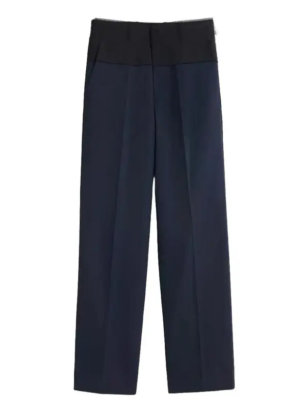 MAISON MARGIELA Insertion Wool Trousers - Blue