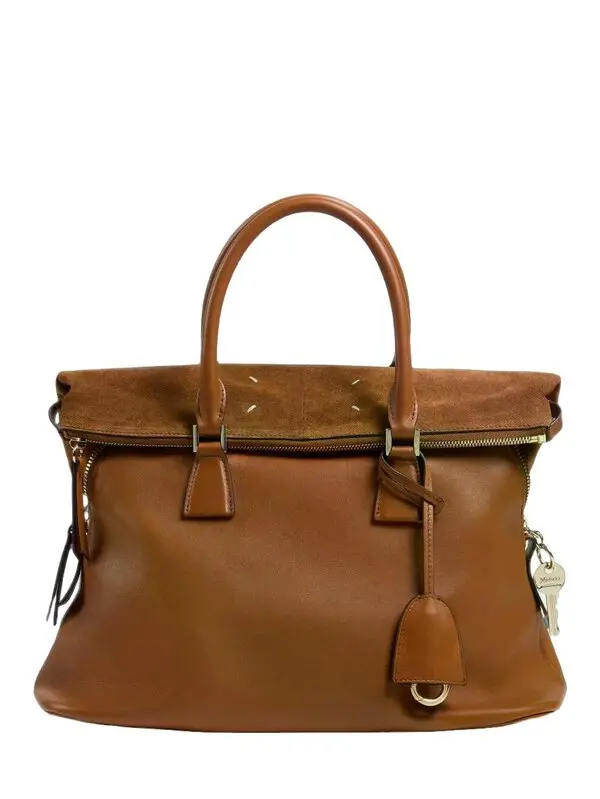 MAISON MARGIELA Medium 5ac Soft Tote Bag - Brown