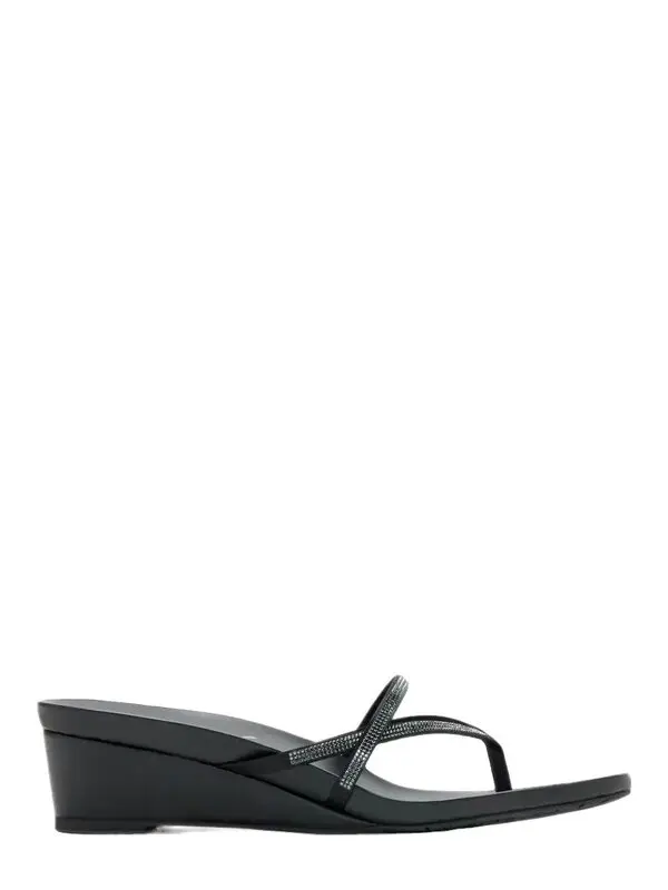 PEDRO GARCIA Wilon Crystal-embellished Heeled Sandals - Black