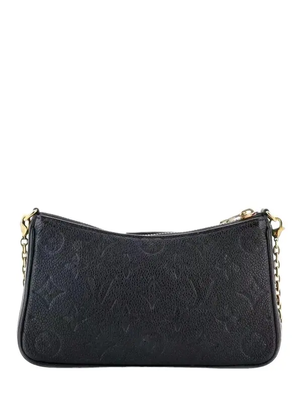 LOUIS VUITTON Easy Pouch On Strap Monogram Empreinte Leather Shoulder Bag - Black