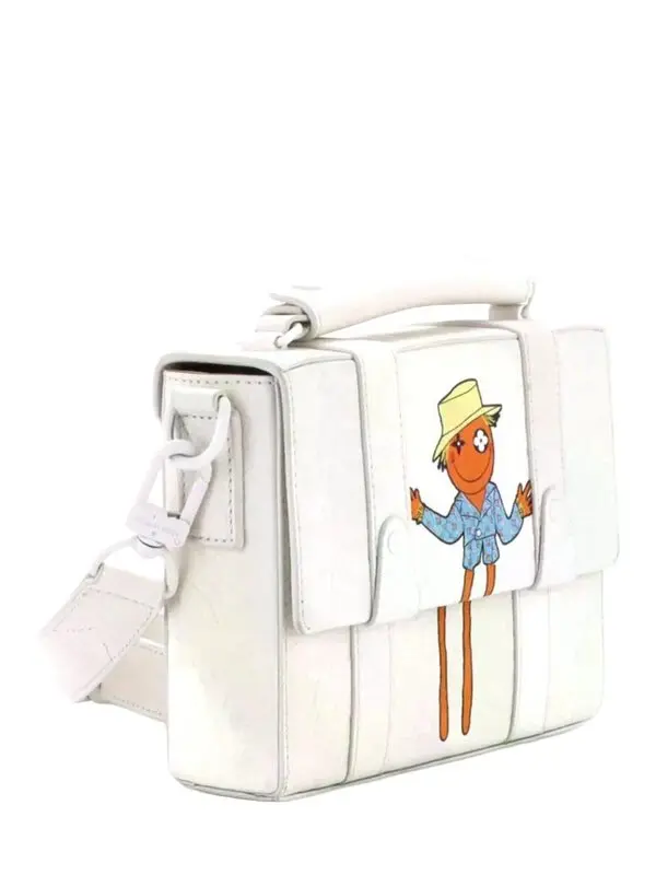 LOUIS VUITTON Flap Soft Trunk Messenger Bag Friends Printed Monogram Taurillon Leather Crossbody Bag - Multicolour