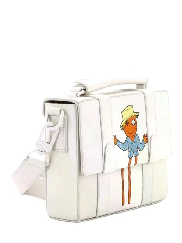 LOUIS VUITTON Flap Soft Trunk Messenger Bag Friends Printed Monogram Taurillon Leather Crossbody Bag - Multicolour