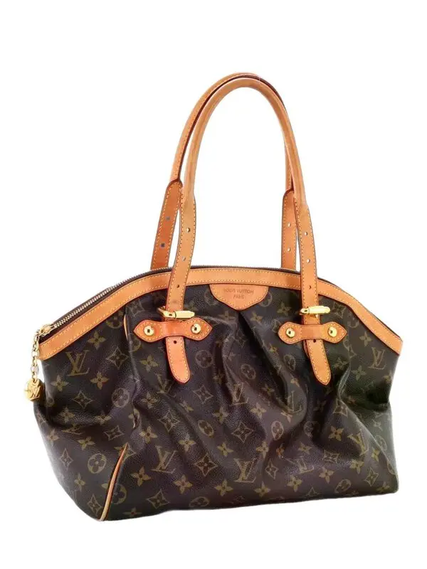 LOUIS VUITTON Tivoli Handbag Monogram Canvas Gm Satchel - Brown