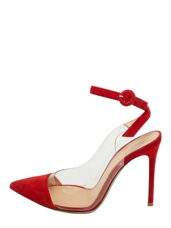 GIANVITO ROSSI Anise Ankle-strap Pumps - Red