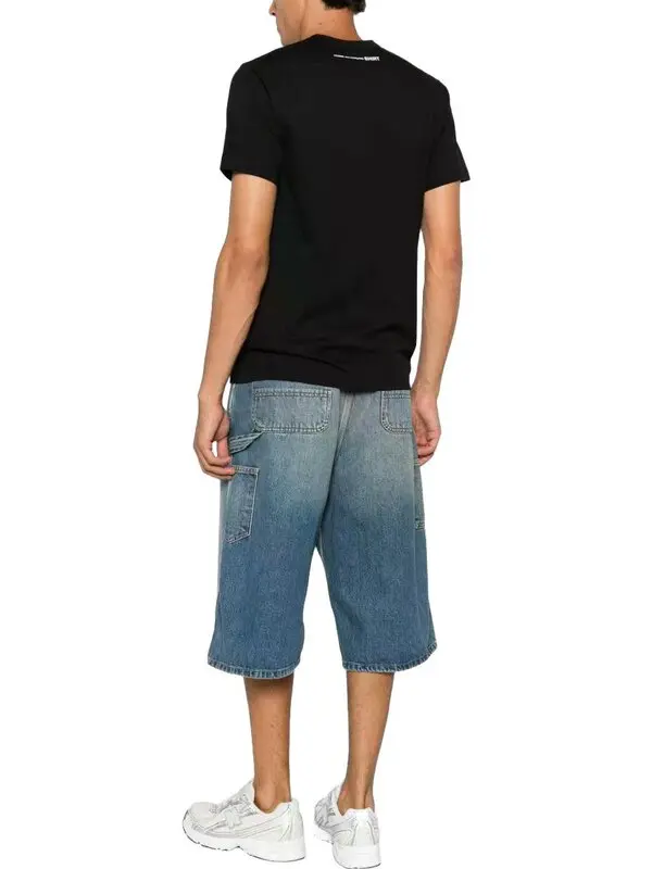 Comme Des Garçons Logo-print T-shirt - Black