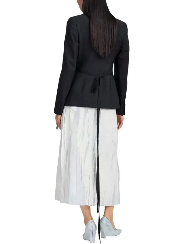 MAISON MARGIELA Wrap Belt Blazer - Black