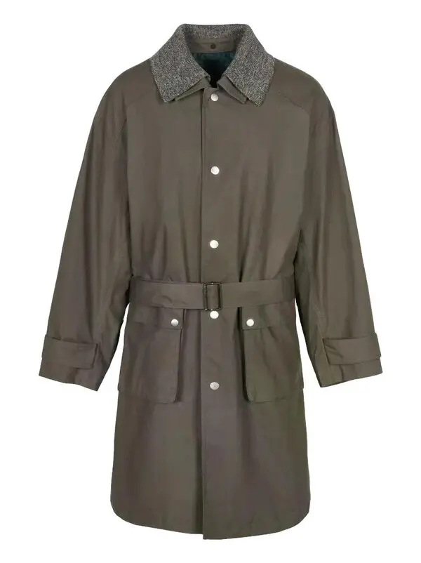 CROQUIS Belted Trench Coat - Brown