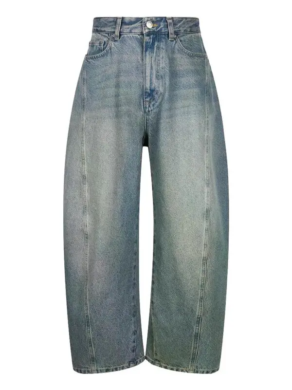 LESS Barrel-leg Jeans - Blue