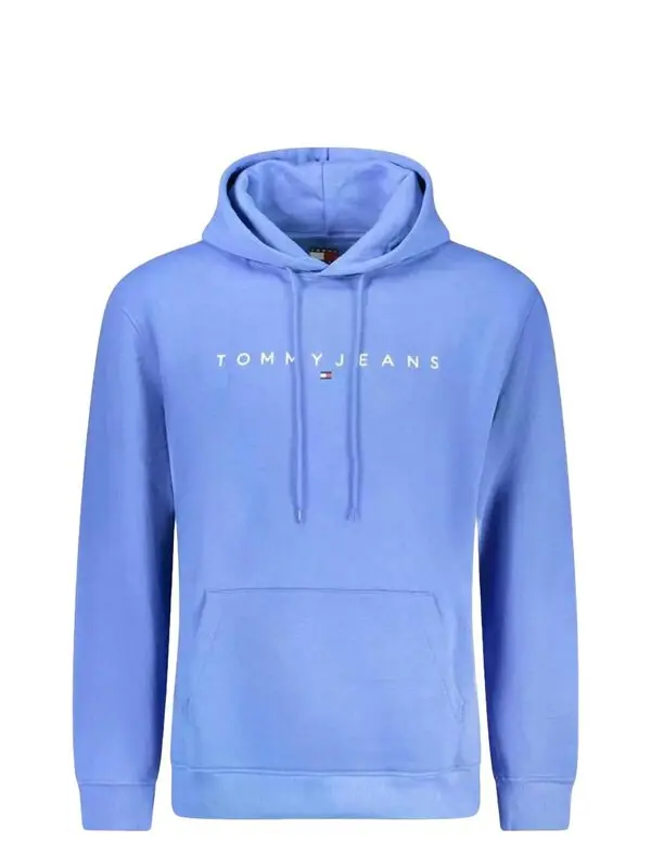 Tommy Hilfiger Logo-detail Cotton Hoodie - Blue