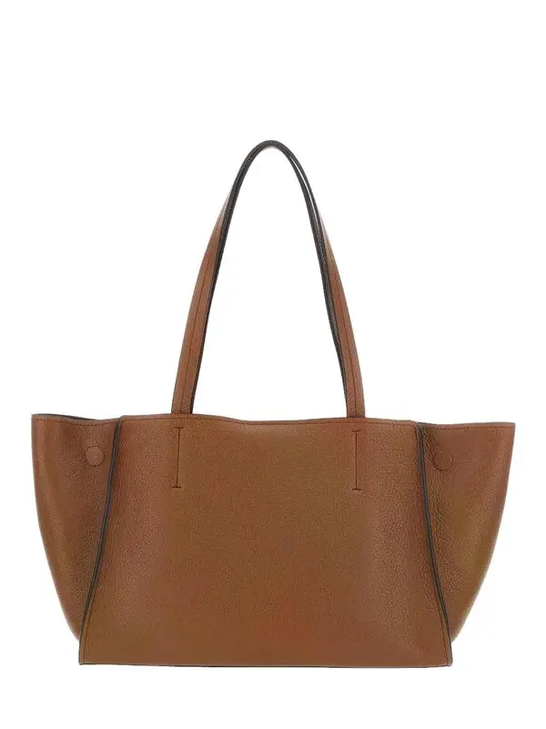 Michael Kors Hamilton Moderne Large Leather Tote Bag - Brown
