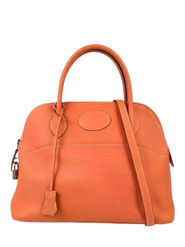 Hermès 2013 31 Taurillon Clemence Bolide Tote Bag - Orange