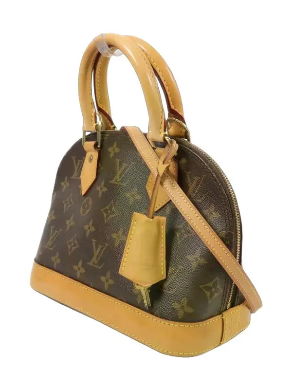 LOUIS VUITTON Bb Monogram Alma Tote Bag - Brown