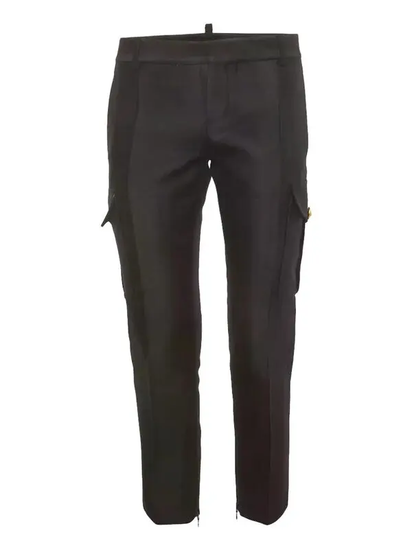 Dsquared2 Satin-trim Cargo Pants - Black