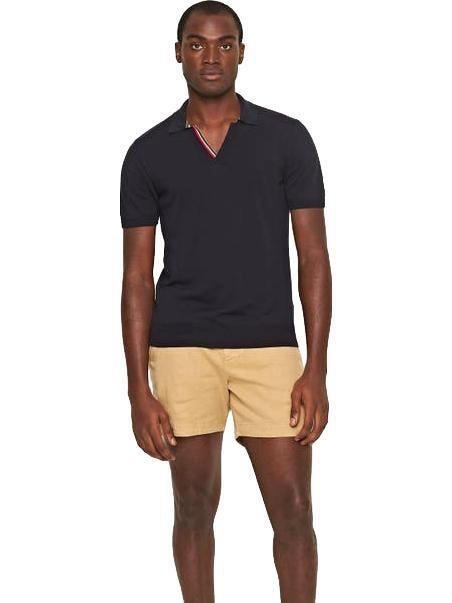 Orlebar Brown Horton Tipping Tailored-fit Polo Shirt - Night Iris