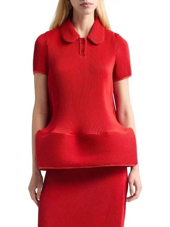 MELITTA BAUMEISTER Ripple Polo - Bold Red