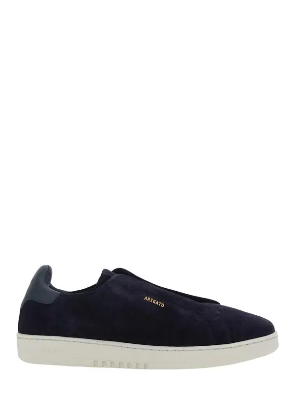 Axel Arigato Dice' Blue Low Top Laceless Sneakers With Logo Lettering On The Back In Leather For - Multicolor