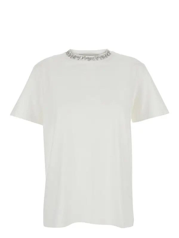 GOLDEN GOOSE T-shirt Golden W's Regular With Cotton And White - Multicolor
