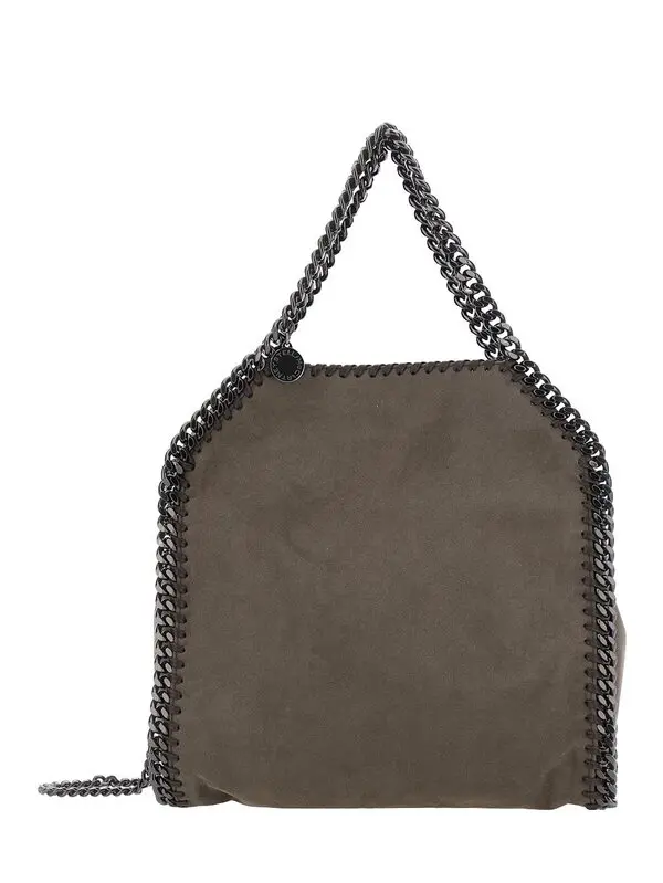 Stella McCartney Falabella Mini' Handbag With Chain Handle And Strap In Eco Leather For - Brown