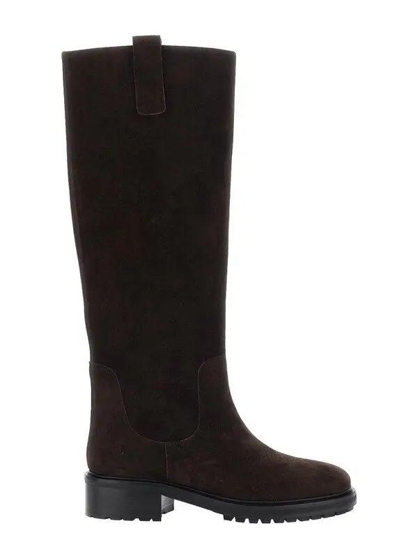 AeydĒ Henry' Brown Boots With Low Heel In Suede For - Multicolor