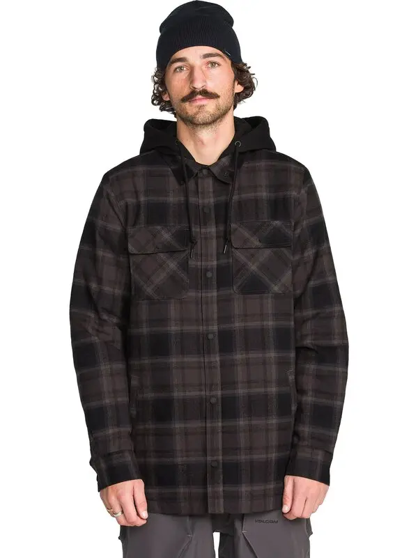 Volcom Enson Insulated Riding Flannel - Black